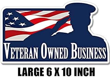 Amazon.com - JR Studio 4x4 inch Round Veteran Owned & Operated Soldier ...