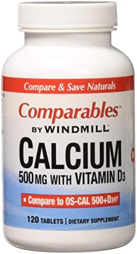 Amazon.com: Oyster Cal TAB 500 MG+D WMILL Size: 120 : Health & Household