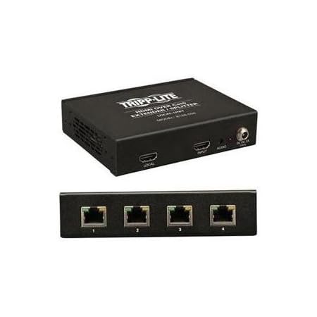 Amazon.com: Tripp Lite 4-Port HDMI over Cat5 / Cat6 Extender Splitter ...