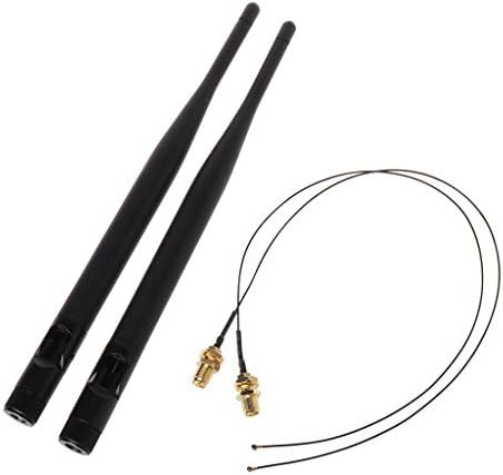 Amazon.com: WiFi Antenna Aerial 2.4GHz 5GHz 6dBi RP-SMA Antennas 31cm/12in U.FL IPEX MHF4 To RP ...