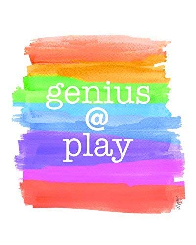 Amazon.com: Playroom Wall Art, Genius at Play, Gender Neutral Artwork ...