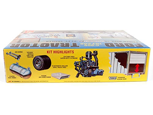 AMT Ford C900 Hostess Truck with Trailer 1:25 Scale Model Kit - Scale ...