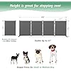 Amazon.com: RANTILA 4 Panel Indoor Foldable Dog Fence Freestanding Dog Gate for Stairs, Hallways ...