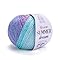 Amazon.com: YarnArt Summer Dream, Glittery Yarn, Multicolor Knitting ...