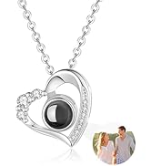 Amazon.com: Custom Necklaces with Picture inside,Personalized Necklace ...