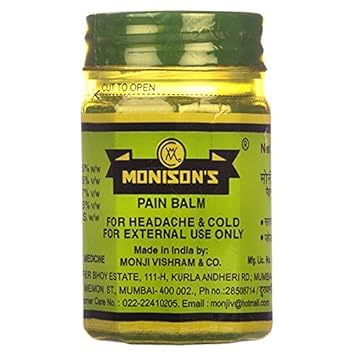 Monison pain balm 100gm Pack of 1 : Amazon.in: Health & Personal Care
