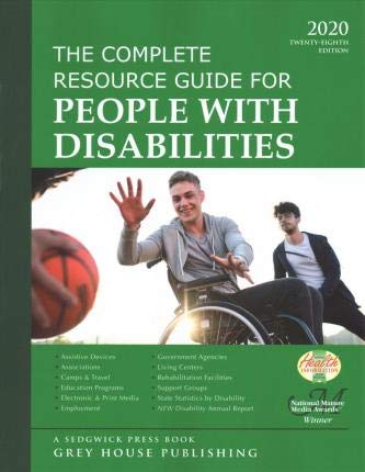 Complete Resource Guide for People With Disabilities, 2020 + 1-year ...