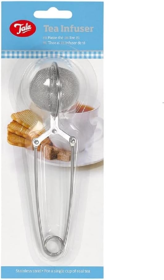 Tala Stainless Steel Ball Tea Strainer with Handle, Perfect for ...