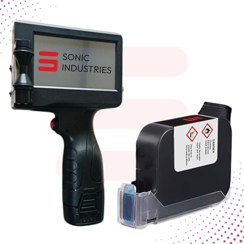 SONIC INDUSTRIES Solvent Ink Cartridge for Crisp Printing on Any ...