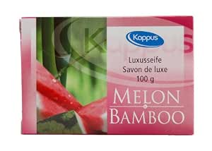 Amazon.com : Kappus Soap Melon Bamboo 100g 3.2oz : Bath Soaps : Beauty ...