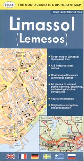 Limassol (Lemesos) Town and District Map: Amazon.co.uk: Christina G ...