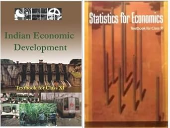 NCERT Class 11 Textbook Indian Economic Development & Statistics for Economics (Set Of 2 Books ...