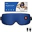 Amazon.com: Heated Eye Mask Cordless for Dry Eyes, USB Eyes Heating Pad, Rechargeable, Real Silk ...