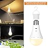 BOBOPAI USB C Rechargeable Light Bulb with Remote Control, 7W Battery ...