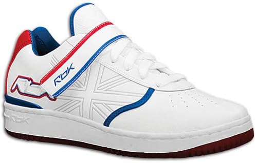 Amazon.com | Reebok Men's Derrty One (sz. 06.5, White/Red/Royal ...