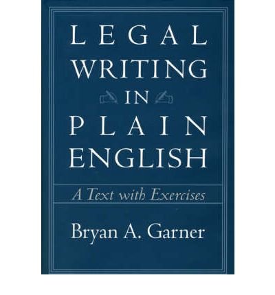 Amazon.com: Legal Writing in Plain English (Chicago Guides to Writing ...