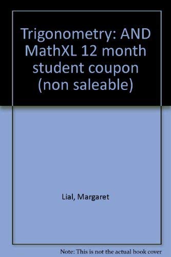 Trigonometry, 7th Edition: Margaret L. Lial: 9780201714142: Amazon.com ...