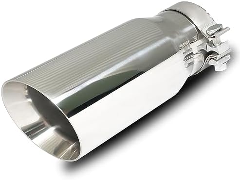 Amazon.com: Simnliras Exhaust Tip 4 Inch Inlet to 5 Inch Outlet 12 Inch ...