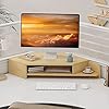 Amazon.com: KUAIYU Double Deck Monitor Riser,Cut Triangle Save Space ...