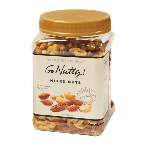 Amazon.com : Metropolitan Market, Go Nutty Mixed Nuts, 35 Ounce ...