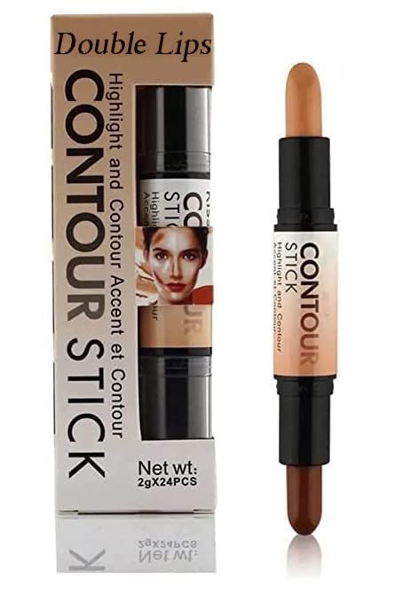Buy Double Lips Professional Highlighter & Contour Stick Highlighter ...