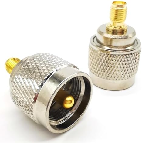 Amazon.com: CNARIO 2PCS SMA Male to F Female Coaxial Adapter RF Coax ...