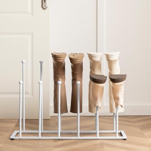 Amazon.com: Famyards Free Standing Shoe Racks, White Metal Shoe ...