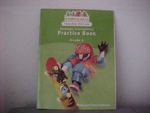 Storytown: Strategic Intervention Practice Book Teacher's Edition Grade ...