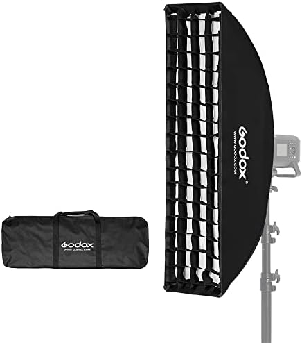 Godox Strip Box 9"x35" / 22x90cm Strip SoftBox Honeycomb Grid Softbox ...