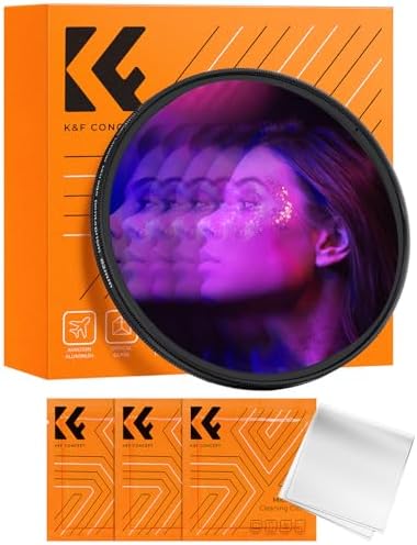 Amazon.com : K&F Concept 67mm Linear Glass Prism, Foreground Blur ...