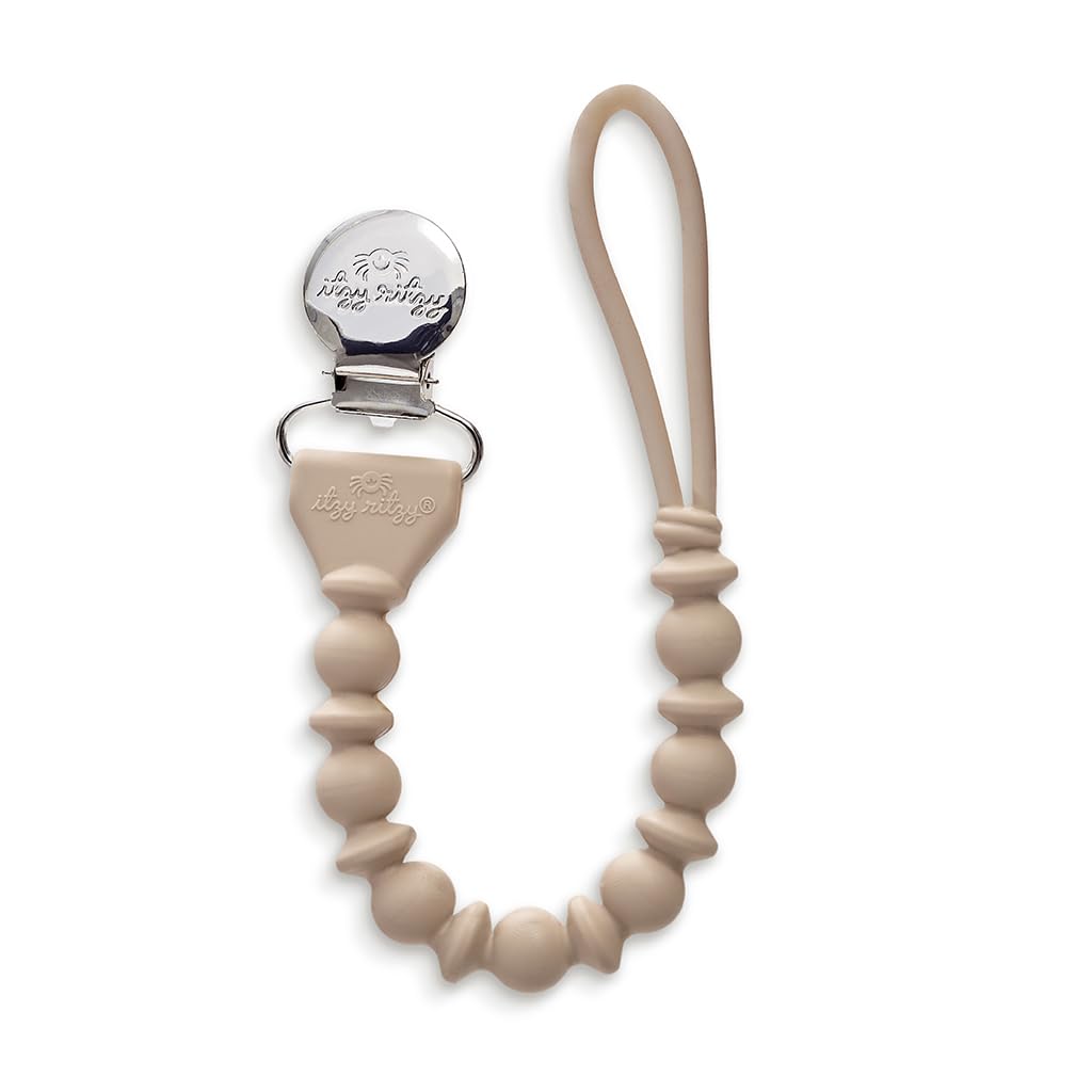 Amazon.com : Itzy Ritzy Silicone Pacifier Clip – 100% Food Grade ...
