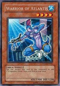 Amazon.com: Yu-Gi-Oh! - Warrior of Atlantis (FOTB-EN016) - Force of The ...