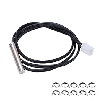 Temperature Sensor Cable, Waterproof Thermistor Temperature Probe Wire ...