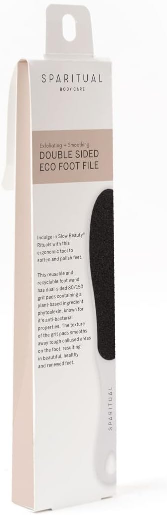 Amazon.com : SPARITUAL Double Sided Foot File | Ergonomic Eco Foot ...