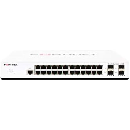 Amazon.com: FORTINET FortiSwitch 124F-FPOE - FS-124F-FPOE, L2+ Managed ...