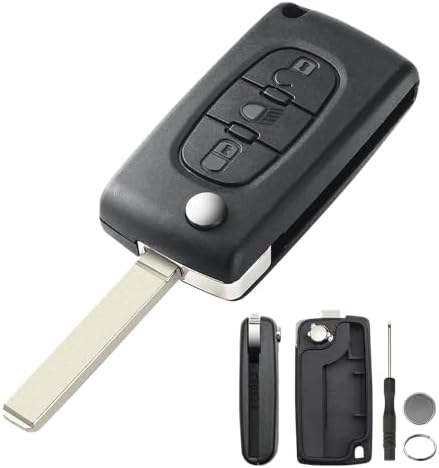 3 Buttons Key Fob Case Shell For Citroen C2 C3 C4 C5 C6 C8 Xsara ...