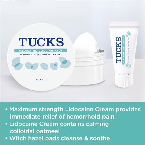 Tucks Multi-Care Relief Kit – 40 Count Witch Hazel Pads & 0.5 oz ...