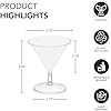 Amazon.com | Party Essentials Miniware Disposable 2 oz. Small Plastic ...