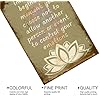 Amazon.com: EMOHAT Metal Vintage Tin Signs Retro Meditation Lotus ...