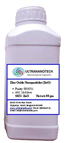 Ultranano Tech | Zinc Oxide Nanopowder (50 gm) : Amazon.in: Industrial ...