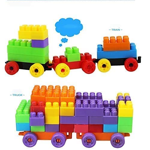 Buy SABIRAT Junior Builders Blocks for Smart Kids [Pack of: 1, 155 ...