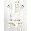 Norwall MS15970 Large Scale Stripe Wallpaper, Off White - Painting ...