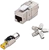 Amazon.com: Cable Matters 6-Pack Tool Free Shielded RJ45 Cat 8, Cat8 ...