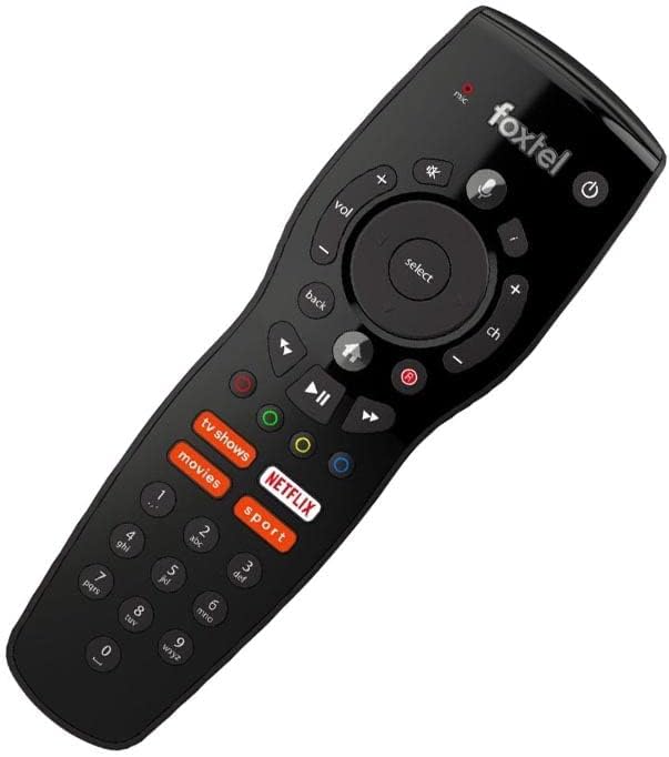 Foxtel Compatible IQ3 IQ4 IQ5 Bluetooth Voice Remote Control Black ...