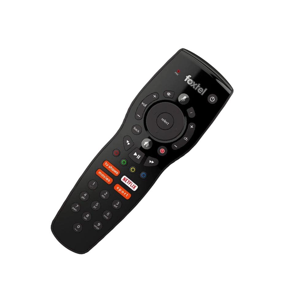 Foxtel Compatible IQ3 IQ4 IQ5 Bluetooth Voice Remote Control Black ...