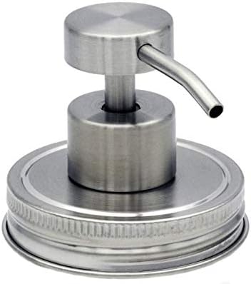 Amazon.com: Mason Jar Lifestyle Satin/Brushed Stainless Steel Foaming ...