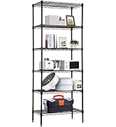 Amazon.com: YYkokocat 5-Tier Wire Shelving Adjustable Metal Shelving ...