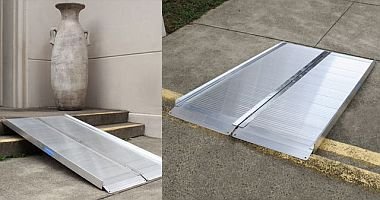 Amazon.com: Aluminum Folding Curb Ramp, 36" W x 5'L : Industrial ...