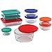 Pyrex 18 Piece Simply Store Food Storage Set, Clear : Amazon.ca: Home