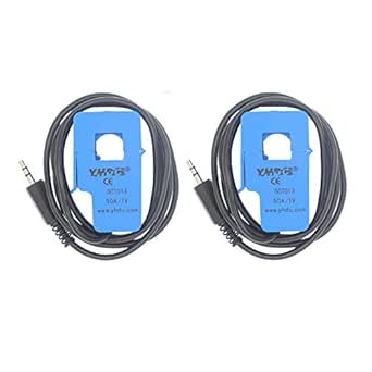 2PCS SCT013-050 50A 1V Non-invasive Split Core Current Transformer Sensor : Amazon.in ...